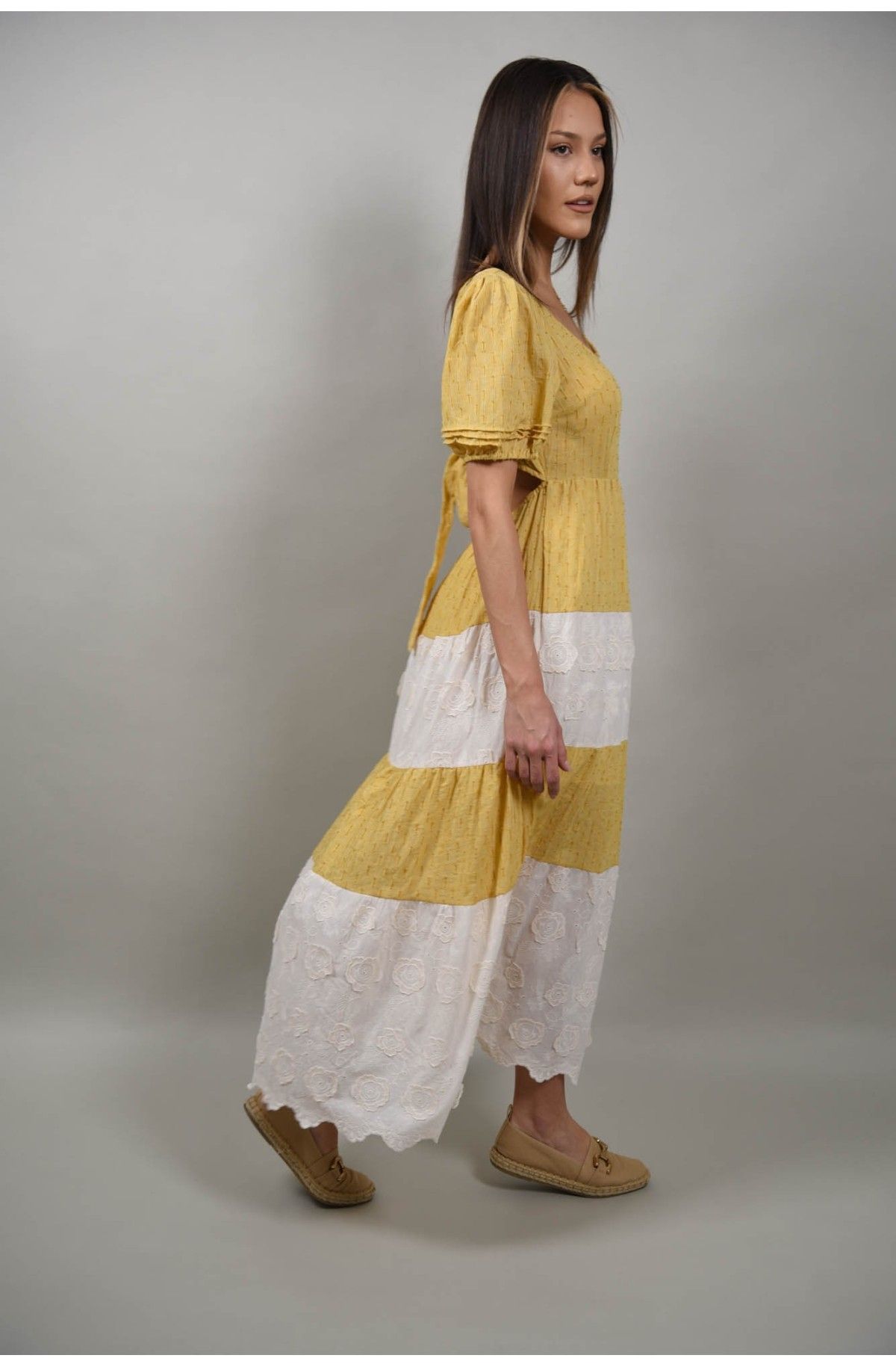 Rochie Boho Chic lunga cut out Patti